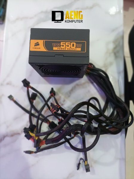 Power Supply PSU Power Suplay Gaming Merk Corsair VX550W 550 Watt ...