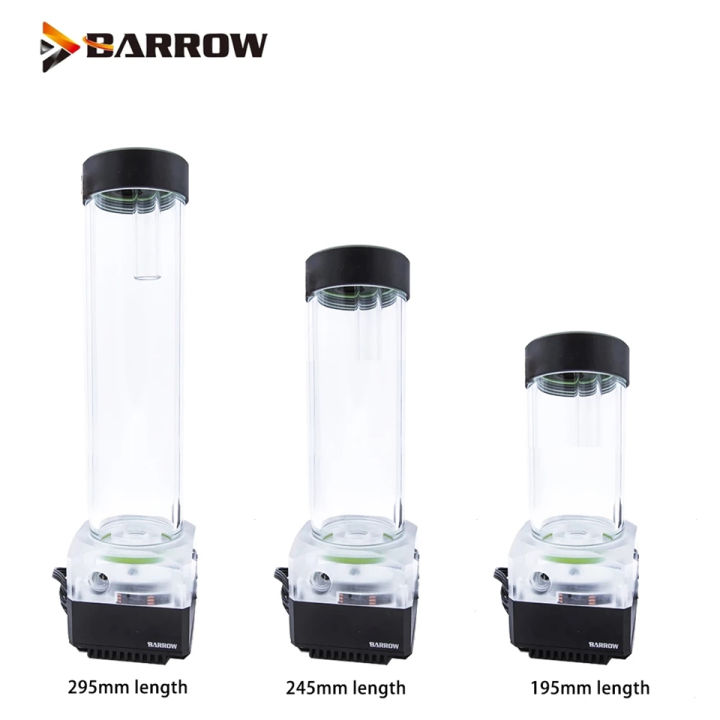Barrow 17W RGB Pump/Reservoir Comb DDC PWM Pump+195mm 245mm/295mm ...
