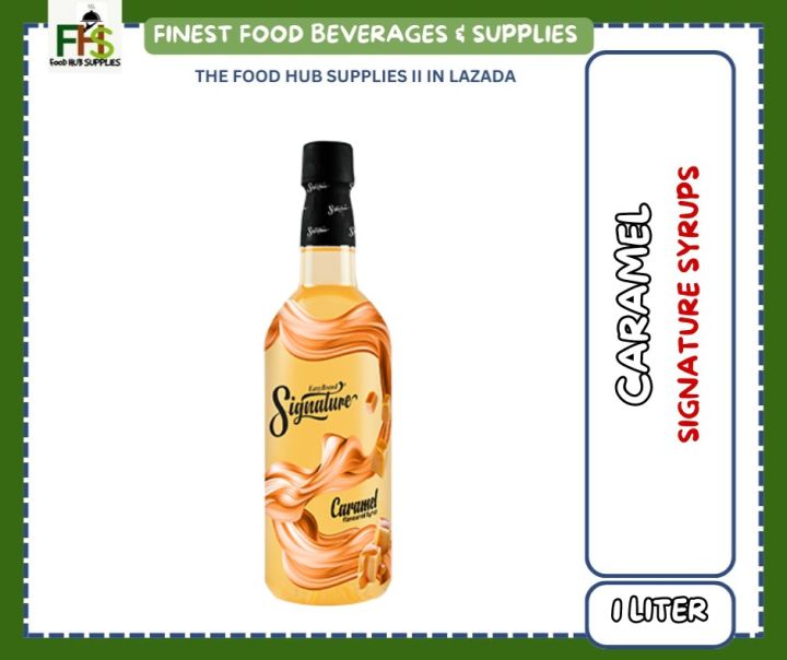 Signature Syrup 1L - Caramel | Lazada PH