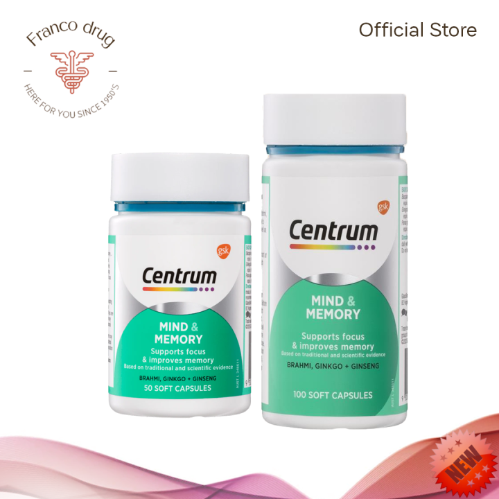 Centrum Mind & Memory - 50's & 100's | Lazada PH