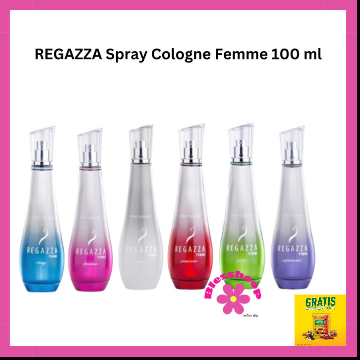 REGAZZA Spray Cologne Femme 100 ml | KACA TINGGI | Blesshoop | Lazada ...