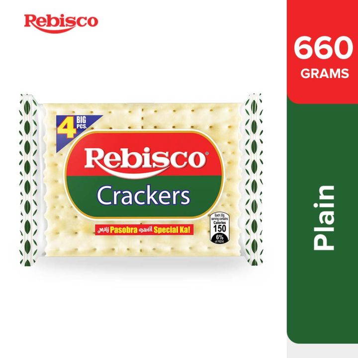 Rebisco Crackers Plain 33g x 20pcs | Lazada PH