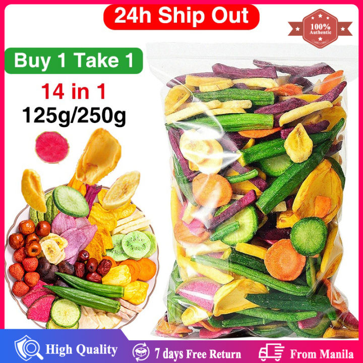Mr.Squirrel Vegetable Chips 14 in1 250g Dried Fruits and Vegetables ...