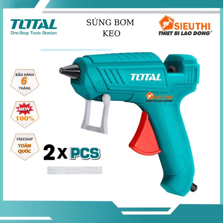 Súng bắn keo TOTAL TT30071 Kèm 2 keo dán 100mm 30W đường kính thanh keo ...