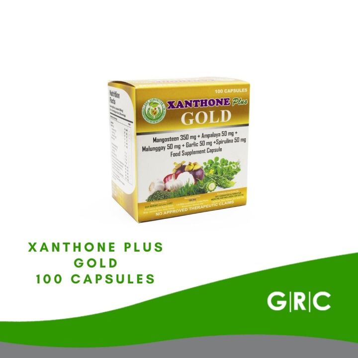 Xanthone Plus GOLD 100 Capsules (1 Box) | Lazada PH