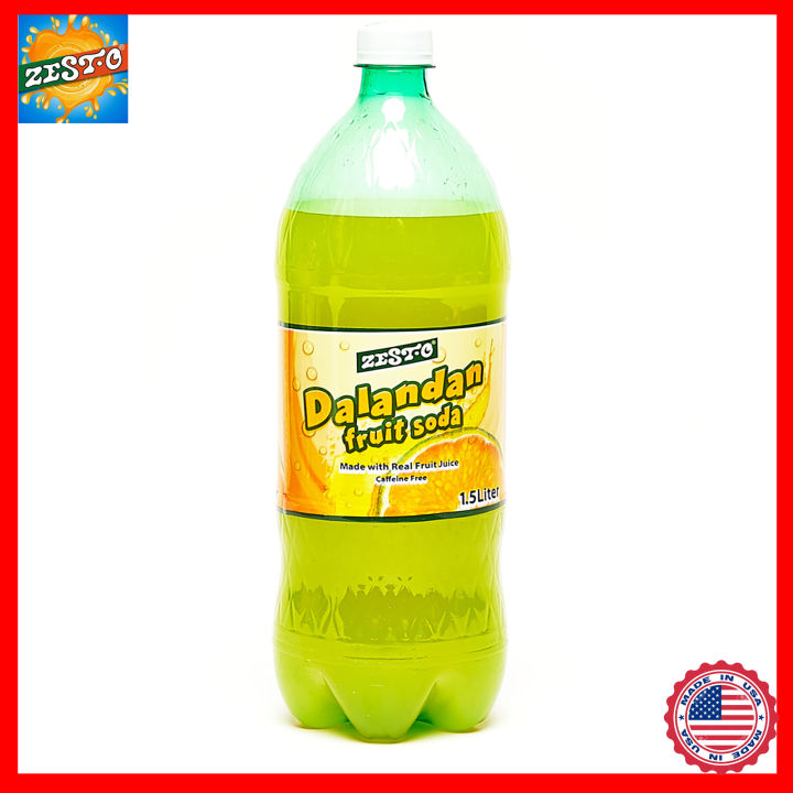 Zest-O Dalandan Fruit Soda 1.5L |Made with real fruit juice|Deliciously ...
