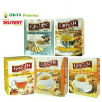 Gingen Instant Ginger & 100% Ginger/Honey/Brown Sugar Tea | Lazada