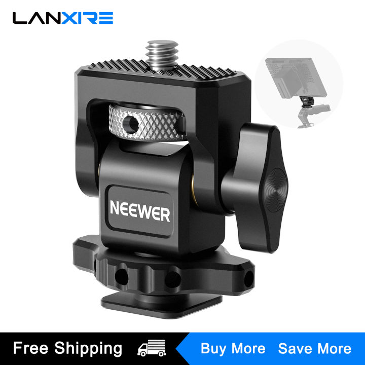 Neewer Camera Monitor Mount with Cold Shoe, 1/4" Screw for 5" & 7 ...