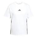 adidas Lifestyle Essentials 3-Stripes Cotton Tee Women White JD0844 ...