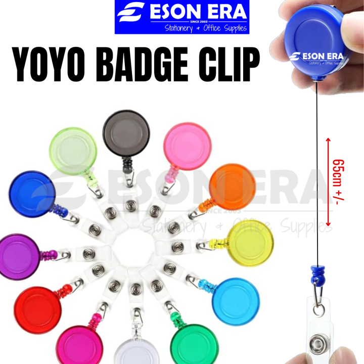Yoyo Badge Retractable Clip ID Card Name Badge Name Tag Pull Lanyard ... Yoyo Badge Retractable Clip ID Card Name Badge Name Tag Pull Lanyard ...