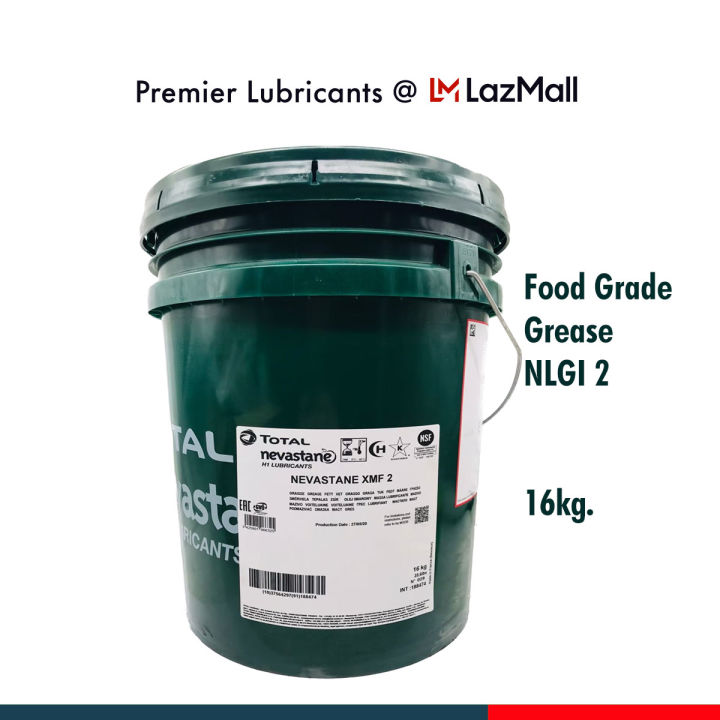 Total Nevastane XMF 2 (16kg) - Food Grade H1 Grease / Food Safe Grease - Aluminum Complex Grease ...