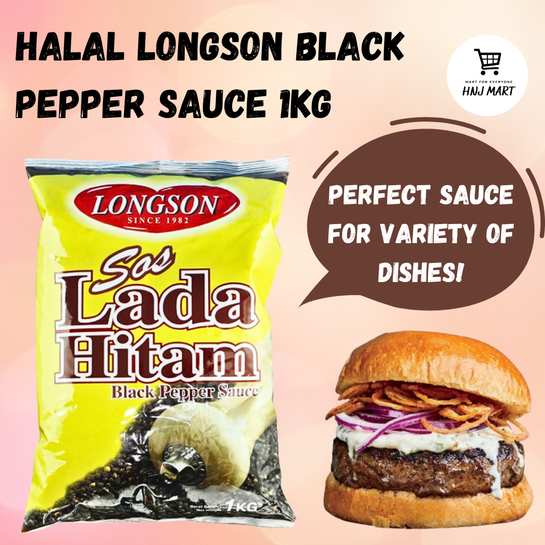 HALAL LONGSON BLACK PEPPER SAUCE 1KG / DIPPING SAUCE | Lazada