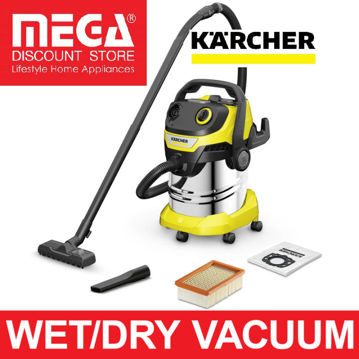 KARCHER WD5 STAINLESS MULTIWET AND DRY VACUUM CLEANER | Lazada Singapore