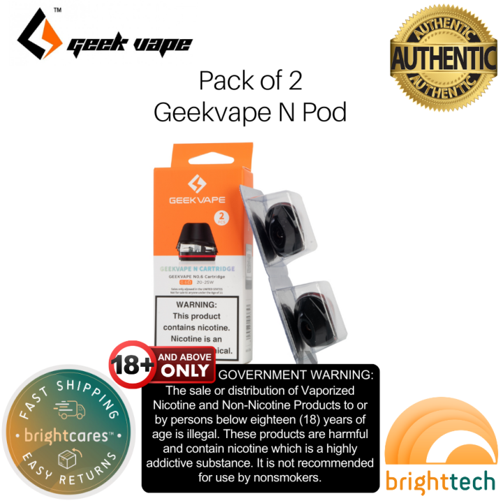 Geekvape N Pod Replacement 0.6 ohm 1.2 ohm Occ Cartridge Compatible ...