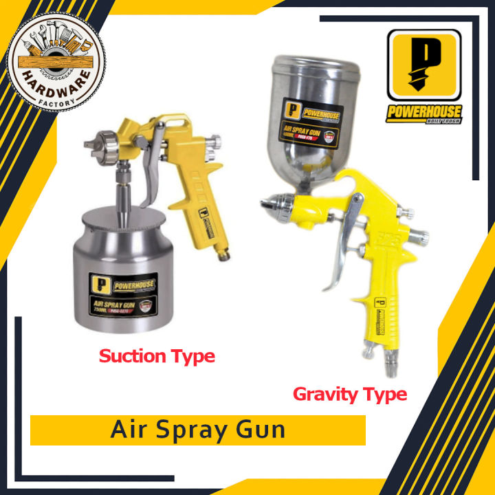 POWERHOUSE Air Spray Gun Gravity Type | Suction Type | Lazada PH