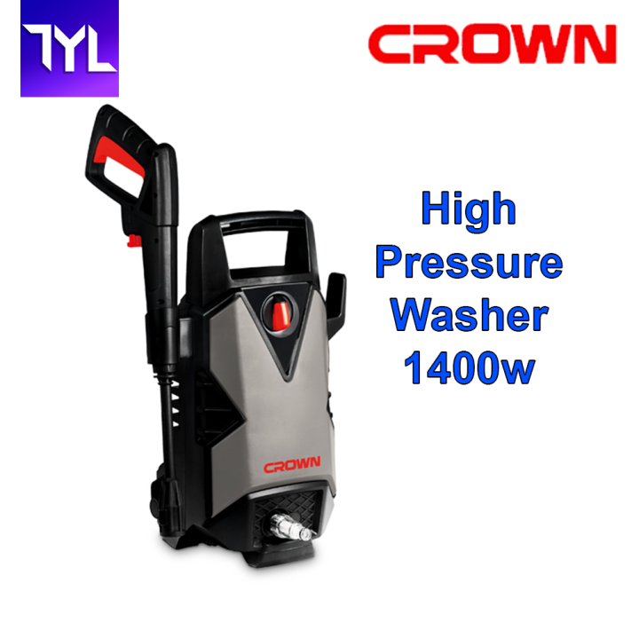 Crown Tools High Pressure Washer 1400w Cleaning Waterspray Outdoor ...