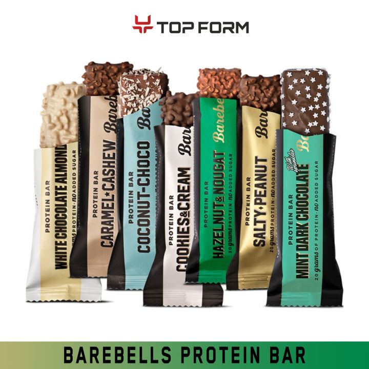 Barebells Protein bars-High Protein, Low Carb Bar, Low Sugar Protein ...