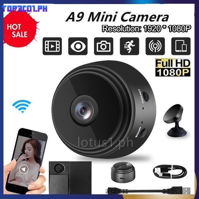 1080P HD A9 hidden camera spy camera mini Camera CCTV camera wifi ...