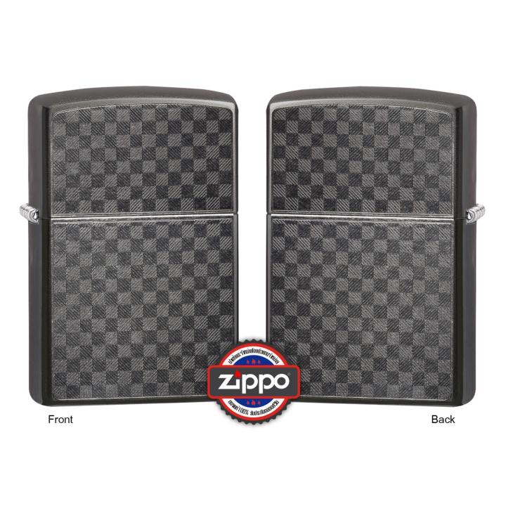 29823 Zippo Iced Carbon Fiber ของแท้ (Empty Zippo Lighter without Fuel ...