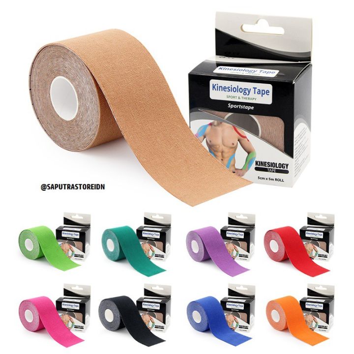 KINESIO TAPE SKIN 5CM X 5M / Kinesiologi / Athletic Sports Elastic ...