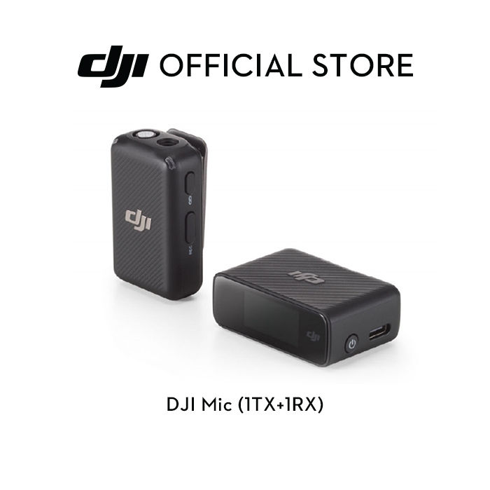 DJI MIC (1TX+1RX) - Integrated Wireless Microphone | 250m (820ft ...