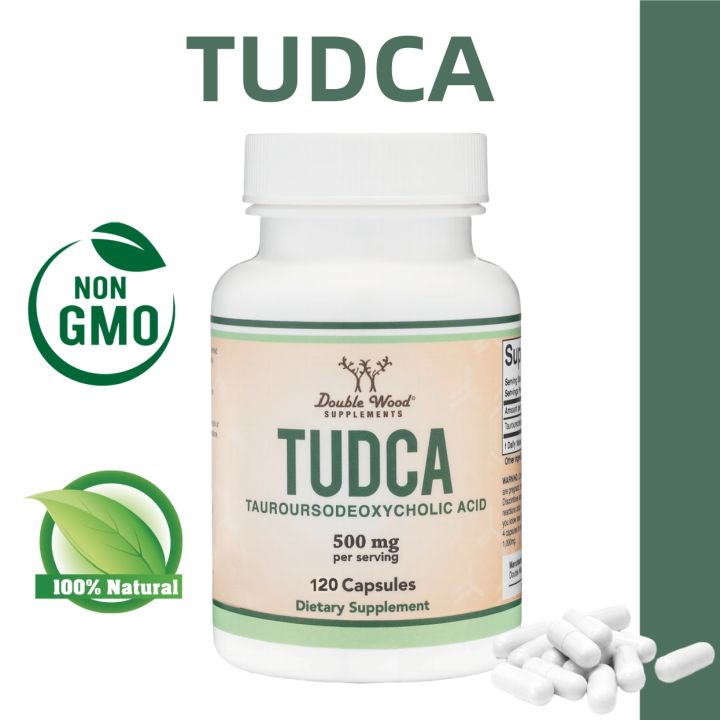 Double Wood TUDCA Bile Salts Liver Support Capsules for Gut, Immune ...