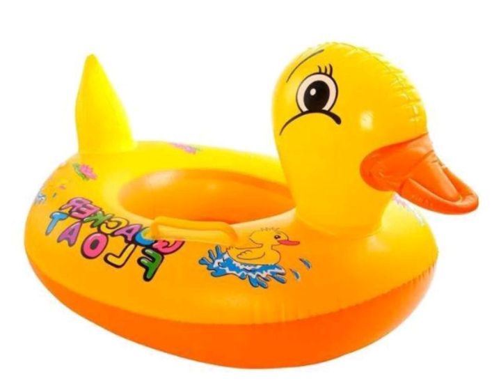 inflatable baby boat for kids quacker duck with two leg hole | Lazada PH