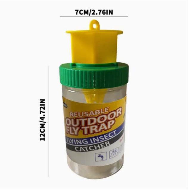 +NEW Orange Fly Killer Bottle Fly Trap Fly Catcher Fly Killer Fly Cage ...