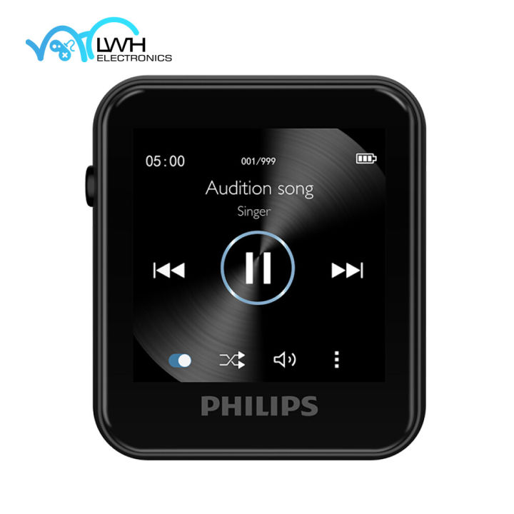 Philips SA6116 Mini MP3 Player HIFI 16G Bluetooth Sports Digital Music ...
