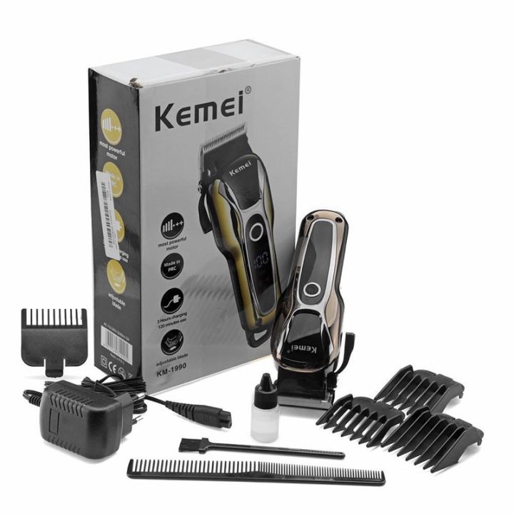 ถูกสุด!! ส่งkerry KEMEI KM-1990 แบตเตอเลี่ยนตัดผมไร้สาย ปัตตาเลี่ยน แบต ...