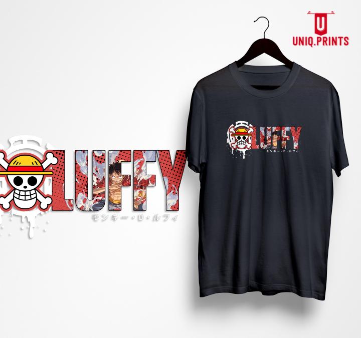 UNIQ.PRINTS ONE PIECE STRAWHAT PIRATES V2 GRAPHIC COTTON TSHIRT FOR MEN ...