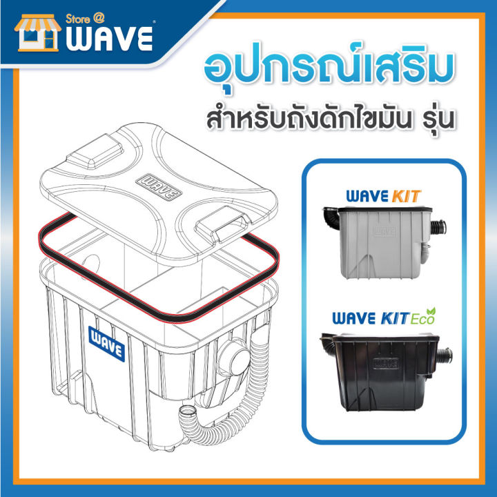 อุปกรณ์เสริมแยกพิเศษ อะไหล่สำหรับถังดักไขมัน รุ่น WAVE KIT, WAVE KIT ...