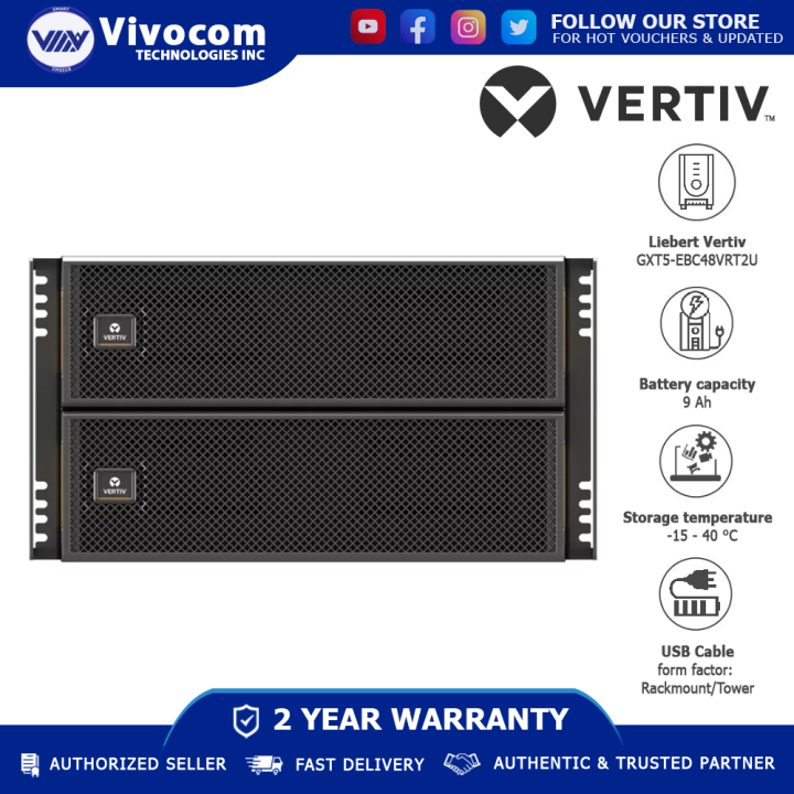 Vertiv Liebert GXT5-EBC48VRT2U External Battery Cabinet | Lazada PH