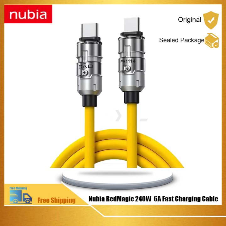 Nubia RedMagic 240W/20W Fast Charging Cable Type-C to C/Type-C to ...
