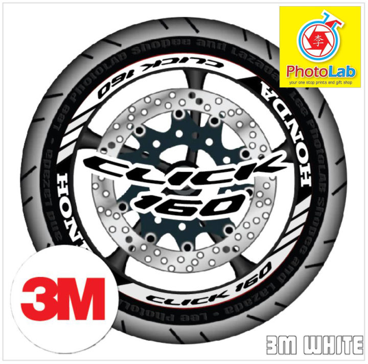 MAGs Decal for Honda Click 160 Front/Back cutout sticker | Lazada PH