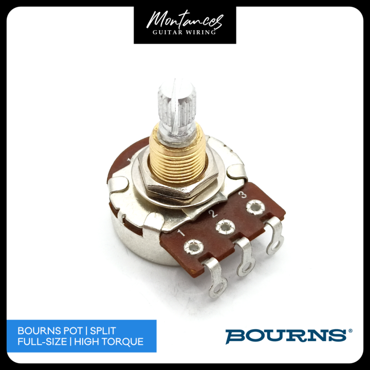 Bourns® Premium Full-Size Potentiometer High Torque (Split Shaft ...