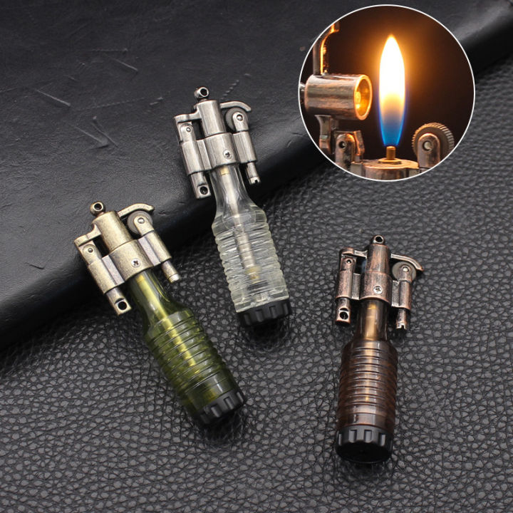 MANCIS KOREK API RODA KLASIK 8019-1 COKLAT TRANSPARAN HIJAU KAKI5 IND ...