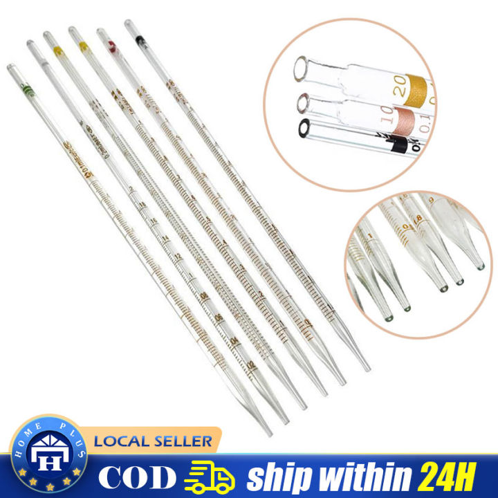 (1/5/10/25ml) Glass Scale Line Dropper Pipette Lab Dropper Dropping ...