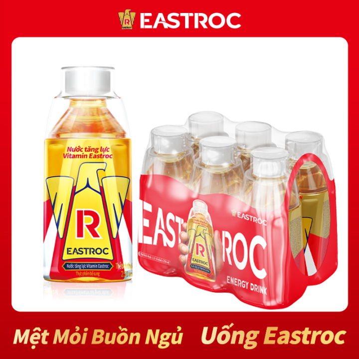 6 Chai Nước Tăng Lực Eastroc Vitamin Giảm Mệt Mỏi Bổ Sung Năng Lượng ...