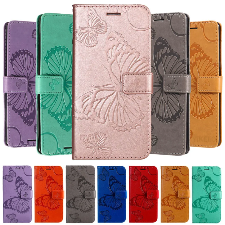 Big Butterfly Case For for iPhone 16 15 14 Pro Plus Max Wallet Card ...
