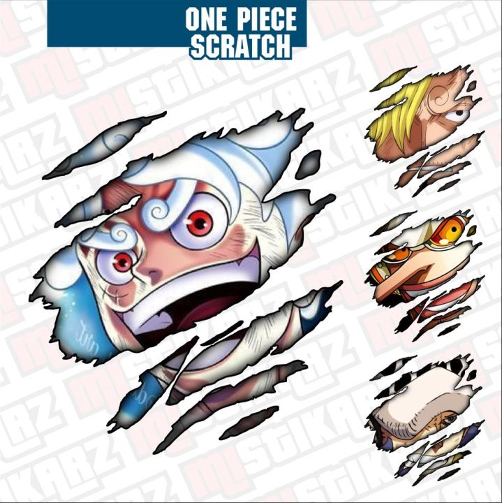 One Piece Scratch - Waterproof Sticker | Lazada PH