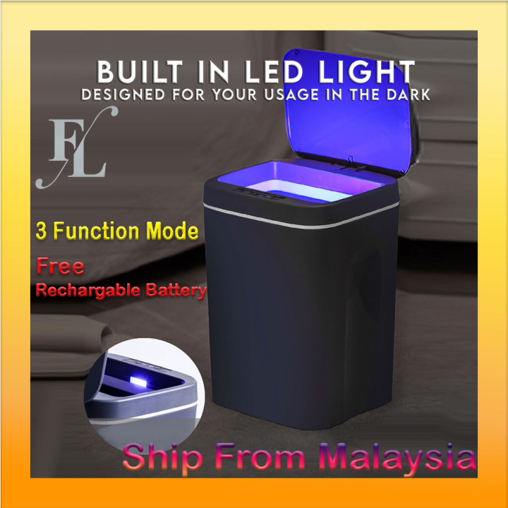 Ready Stock Automatic Big Volume Smart Sensor Rubbish Bin Dustbin ...