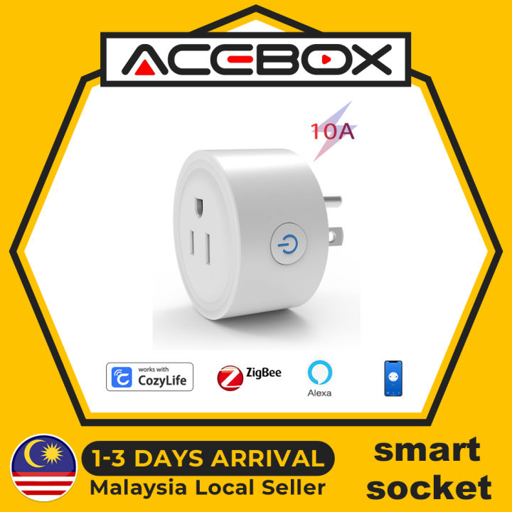 UK 10A Smart Plug Wifi Smart Socket Energy Monitor Timing Function ...