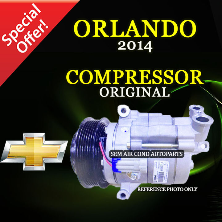 CHEVROLET ORLANDO 2014 YEAR ORIGINAL COMPRESSOR/ KOMPRESOR (CAR AIRCOND ...