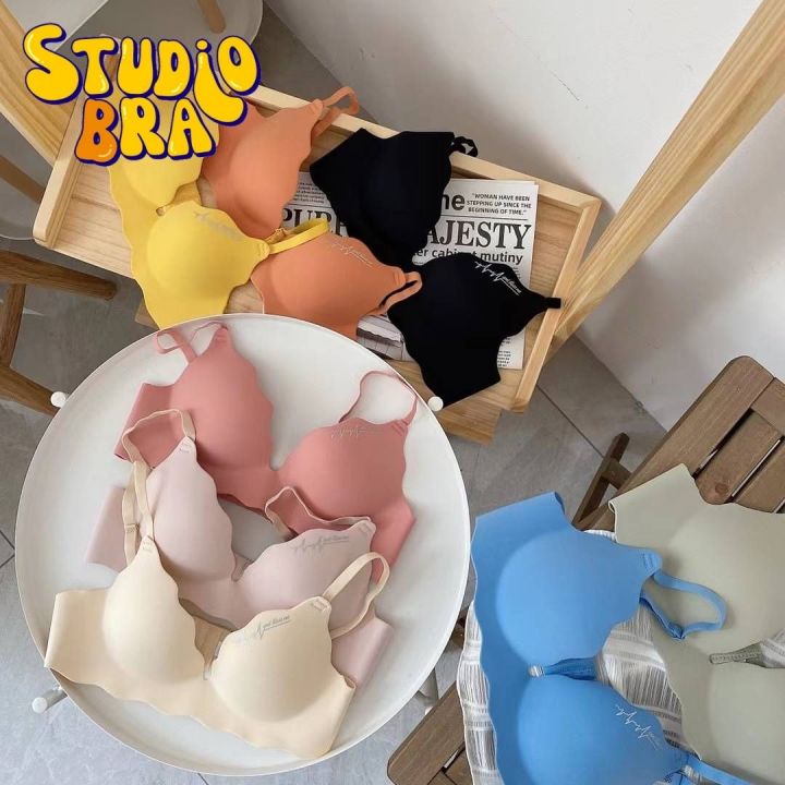 𝙎𝙩𝙪𝙙𝙞𝙤 𝘽𝙧𝙖 - ชุดชั้นใน เสื้อใน ไร้โครง แบบฟองน้ำบาง (รหัส: 148) | Lazada.co.th