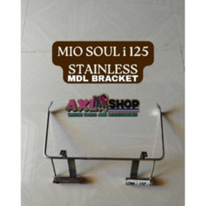 MIO SOUL i125 MDL BRACKET STAINLESS 304 MINI DRIVING LIGHT BRACKET MIO ...