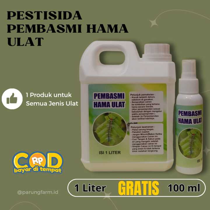 Spray Pembasmi Hama Ulat Tanaman | Pestisida Pembasmi Hama Ulat 1 Liter ...