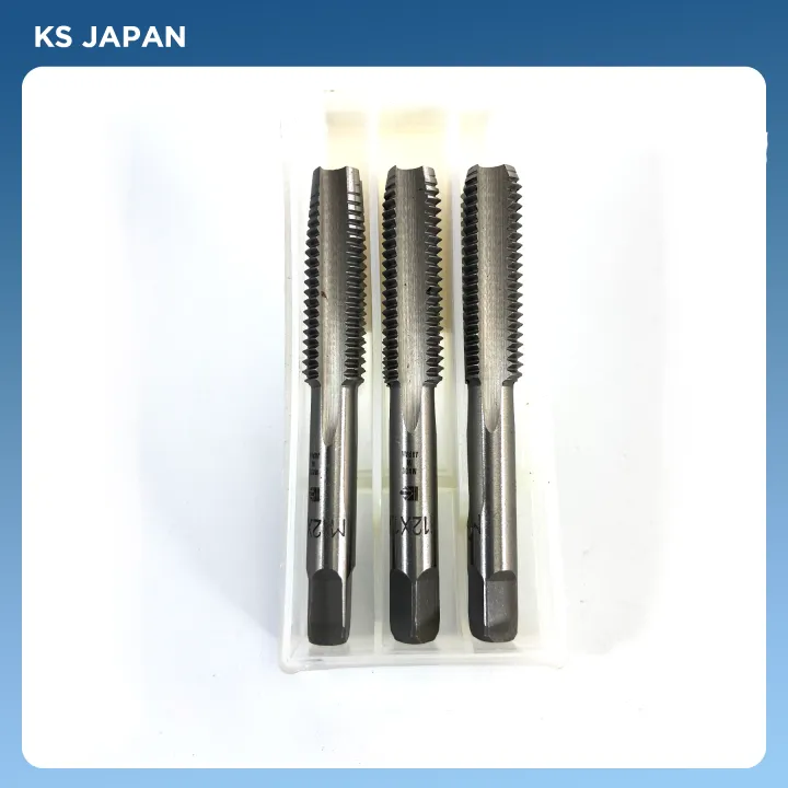 3pcs Carbon Steel Hand Taps M10 x 1.5 (KS Brand, Made in Japan) | Lazada PH
