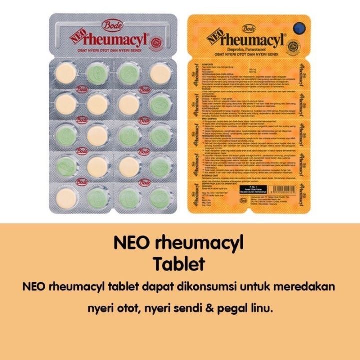 Neo Rheumacyl Per Lembar Isi 20 Tablet / BT | Lazada Indonesia