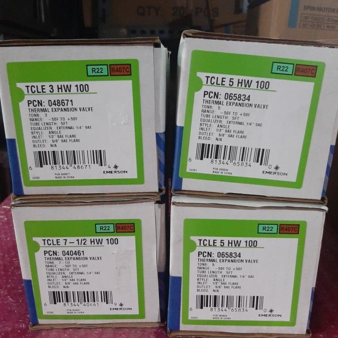 EXPANSI VALVE EMERSON R22/R407C TCLE 3/5/7,5/10/12 HW 100 | Lazada ...